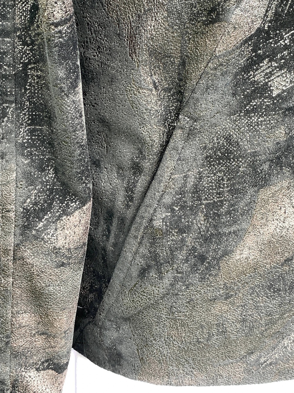 Embossed Suede Fabric Jean Jacket – Carroll Thatcher Designs