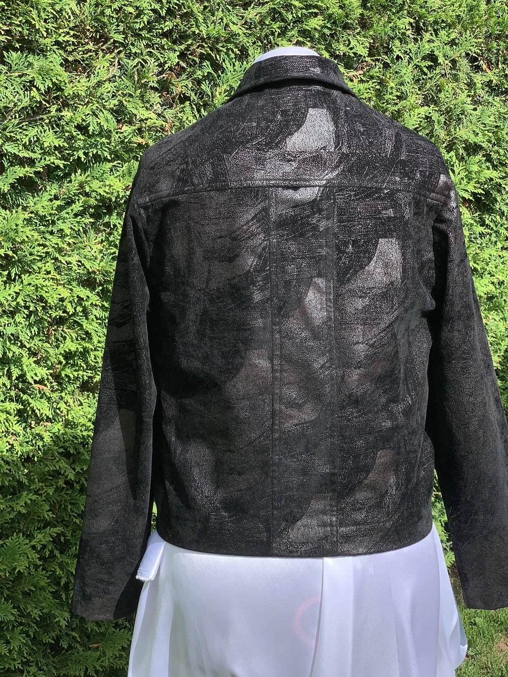 Embossed Suede Fabric Jean Jacket – Carroll Thatcher Designs